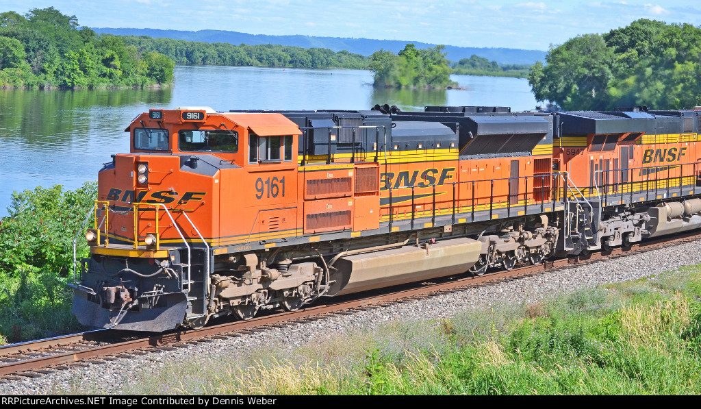 BNSF 9161, CP's River Sub.